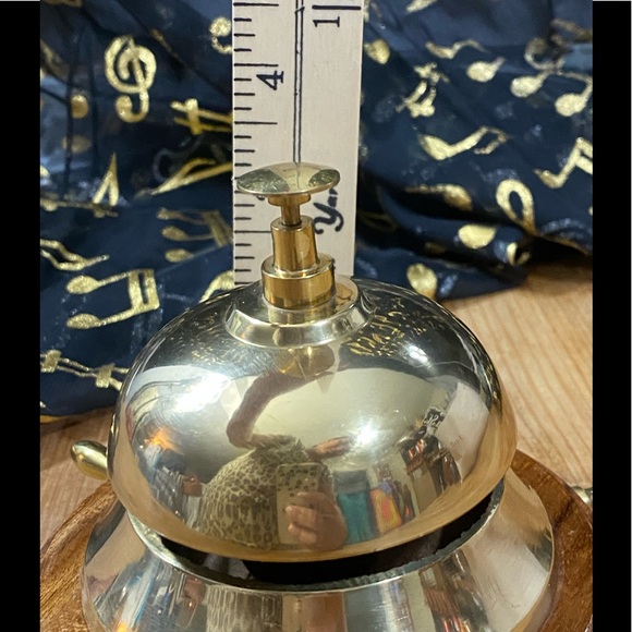 None | Accents | Nautical Wheel Bell Desk Bell Table Decorative Wheel ...